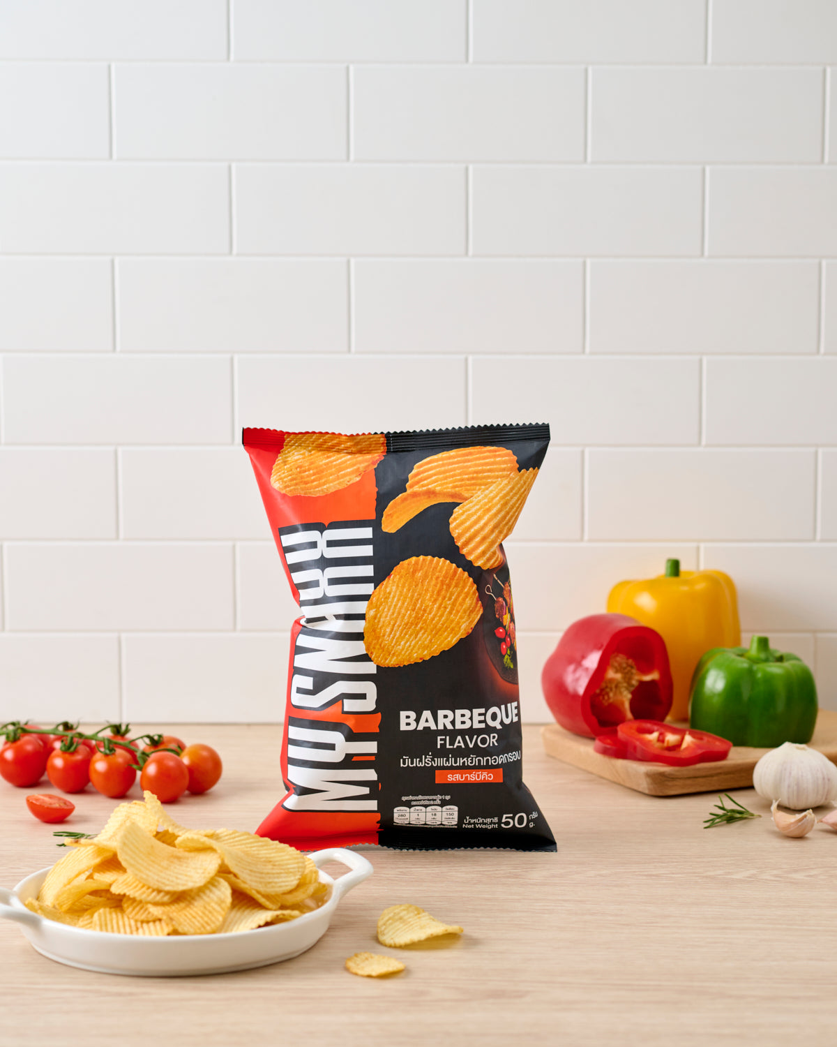 [คละรส แพ็ค 24] MY SNAXX มาย สแน็คซ์ มันฝรั่งแผ่นหยัก 50g – MySnaxx